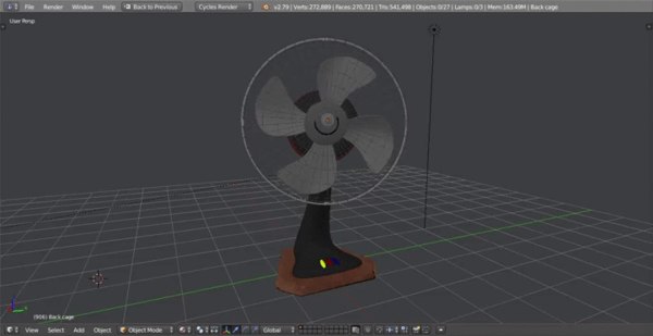 Fan Blender Models for Download | TurboSquid