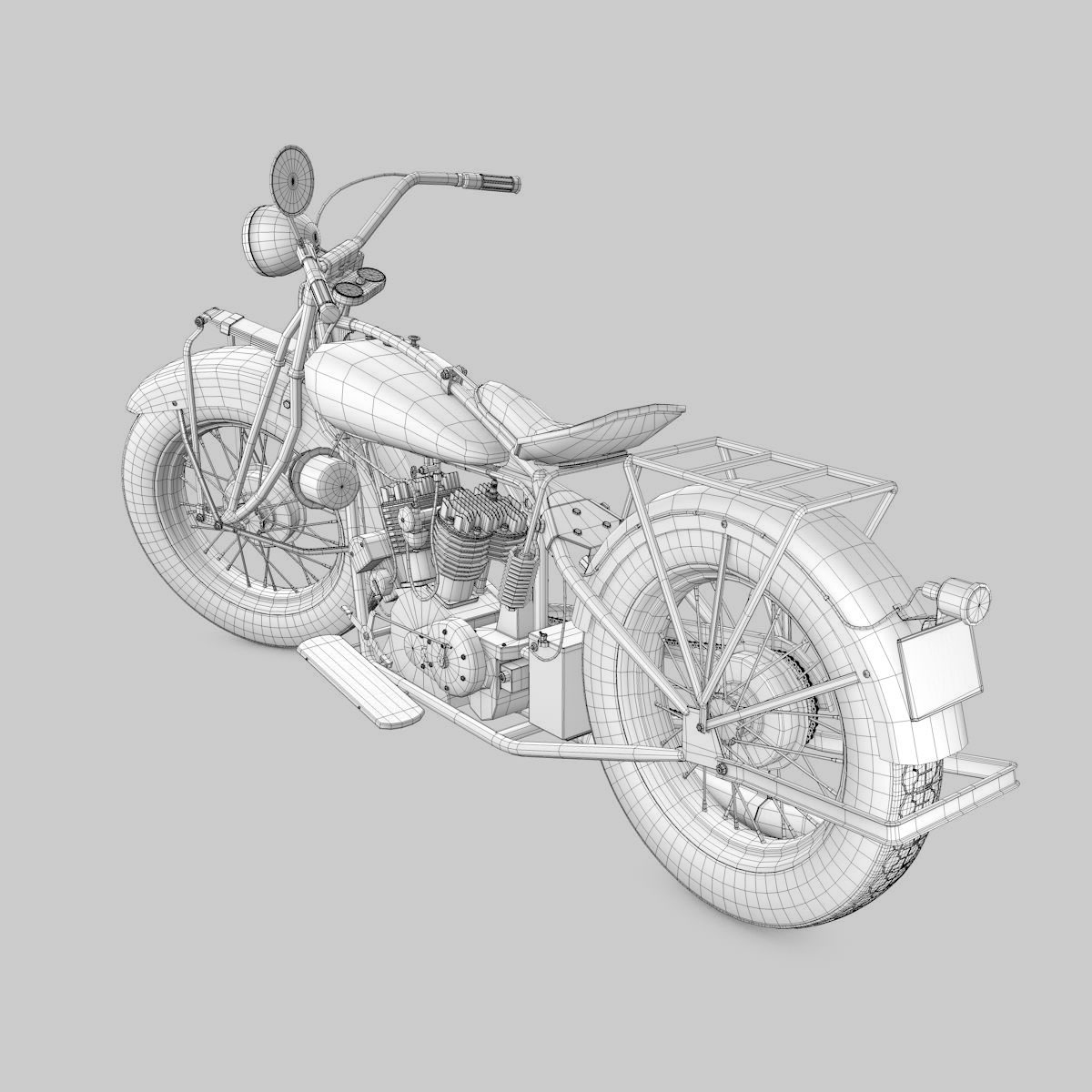 Indian scout 101 3D model - TurboSquid 1278467