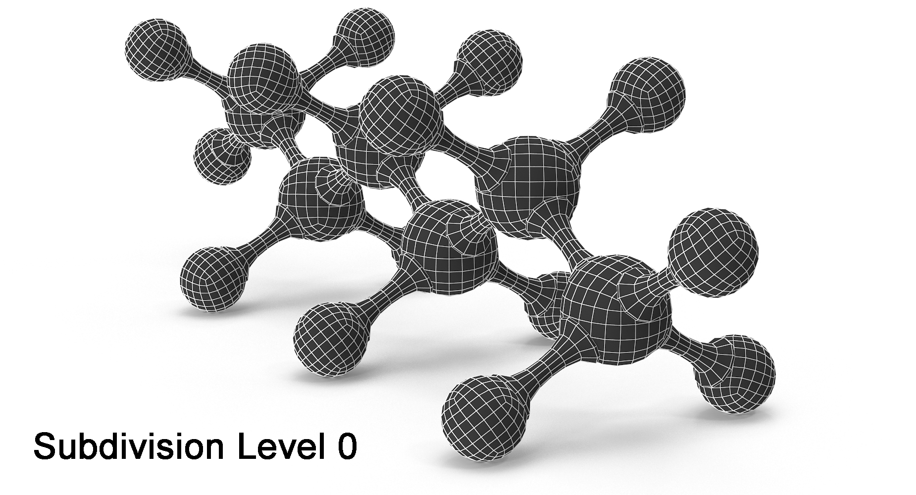 3D hexane molecular - TurboSquid 1278488