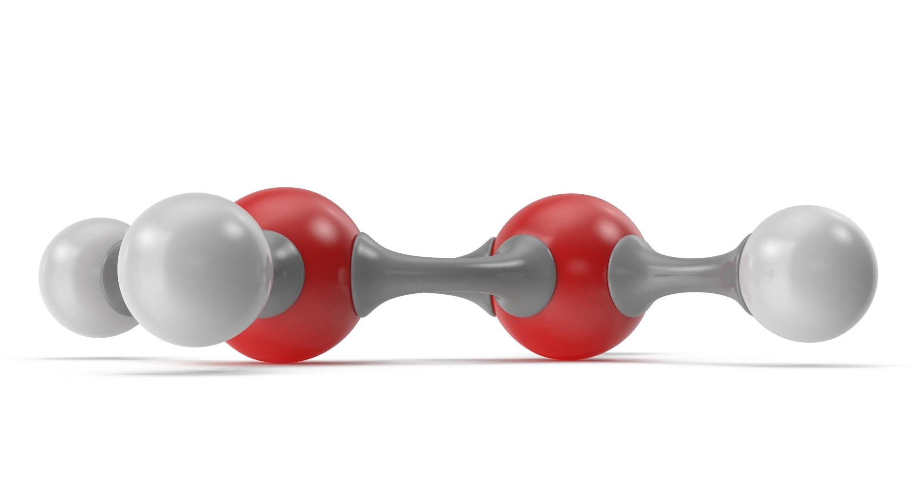 Ethylene molecular 3D model - TurboSquid 1278493