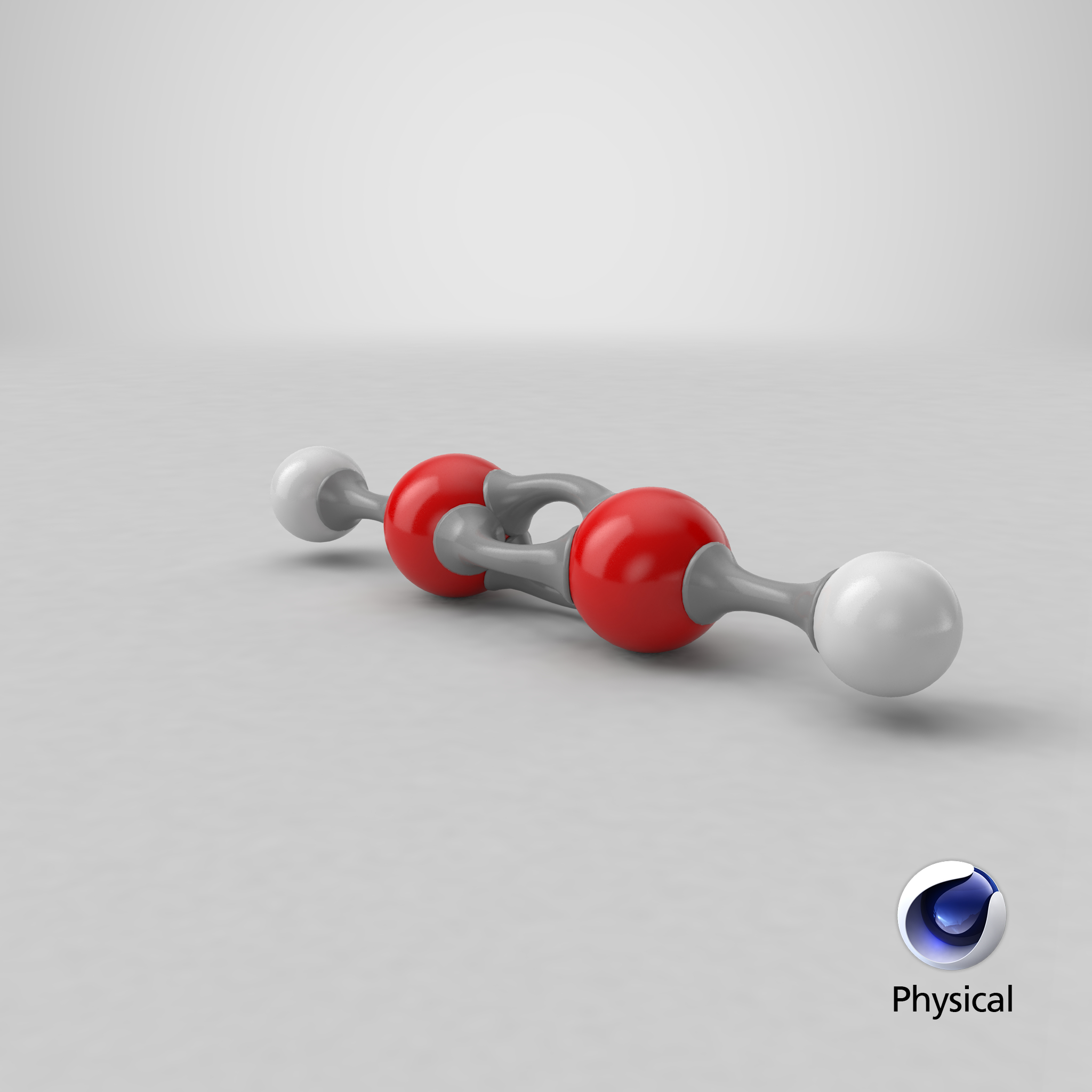 3D acetylene molecular - TurboSquid 1278513