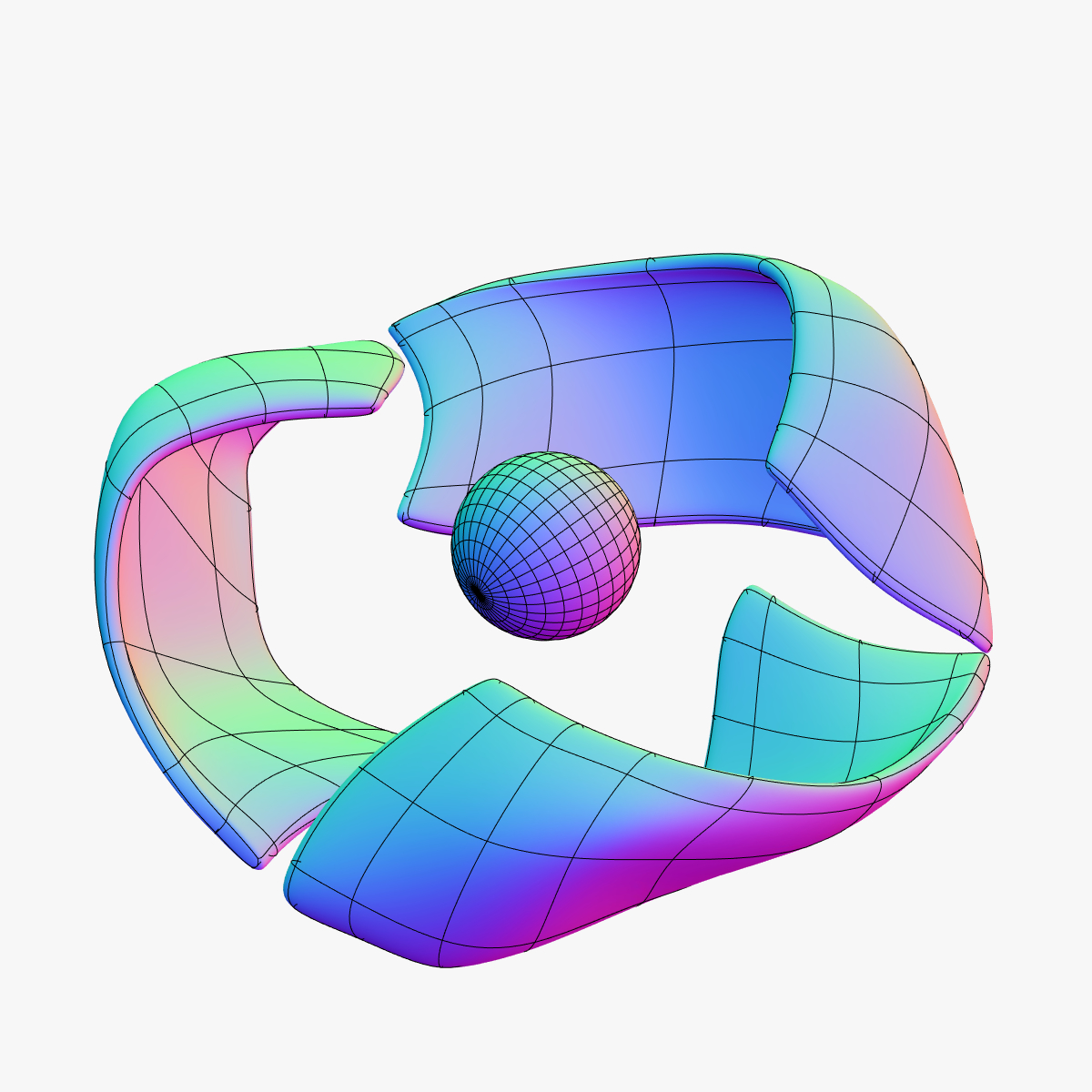 Rosatom logo 3D - TurboSquid 1278780