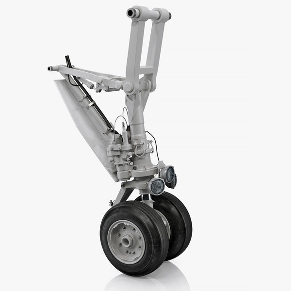 airbus a330 landing gear 3d model