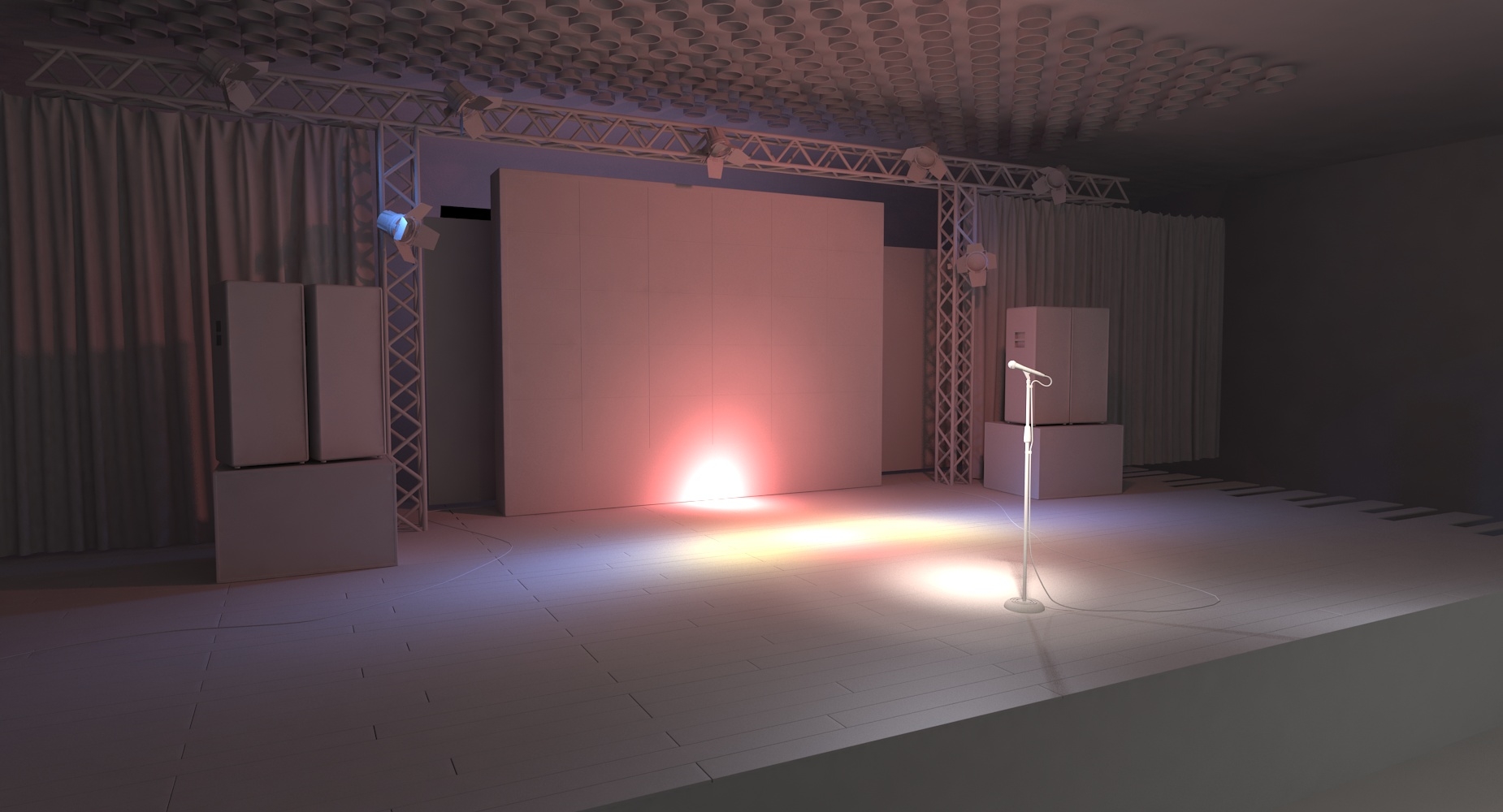 3D model club stage light - TurboSquid 1278917