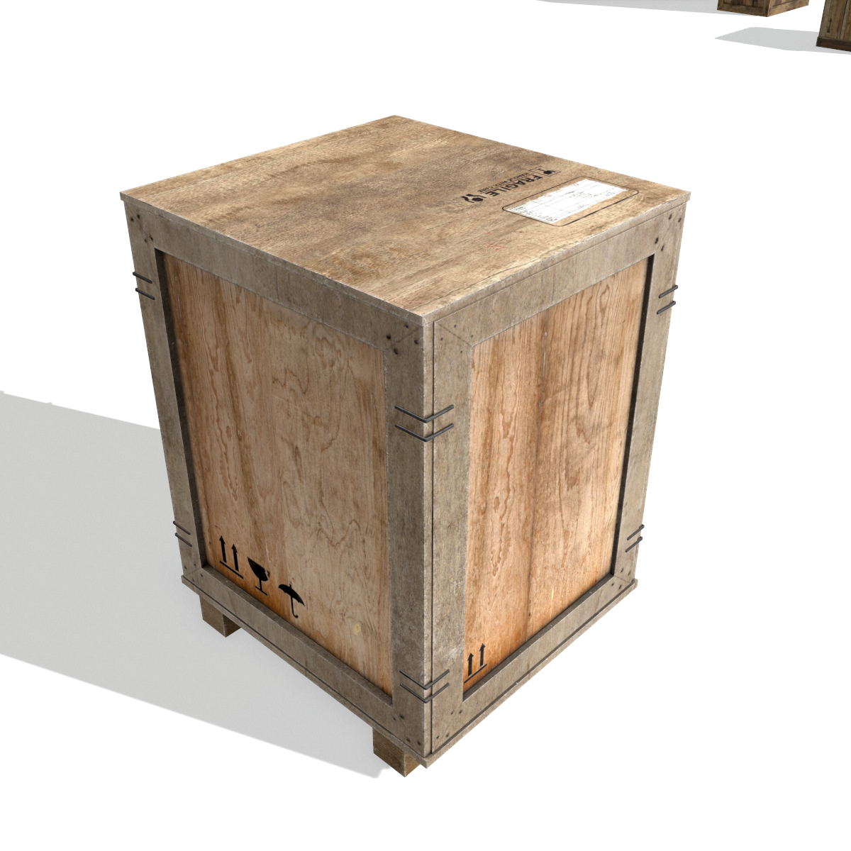 Crates Unity 3d Model Turbosquid 1279016