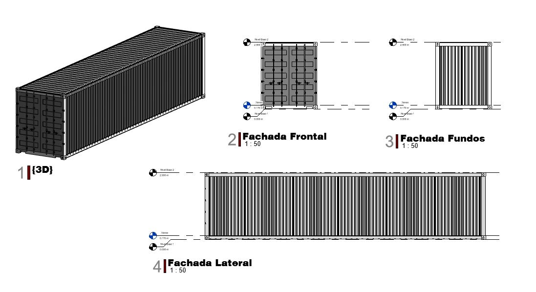 3D revit shipping container model - TurboSquid 1279066