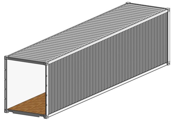 3D revit shipping container model - TurboSquid 1279066