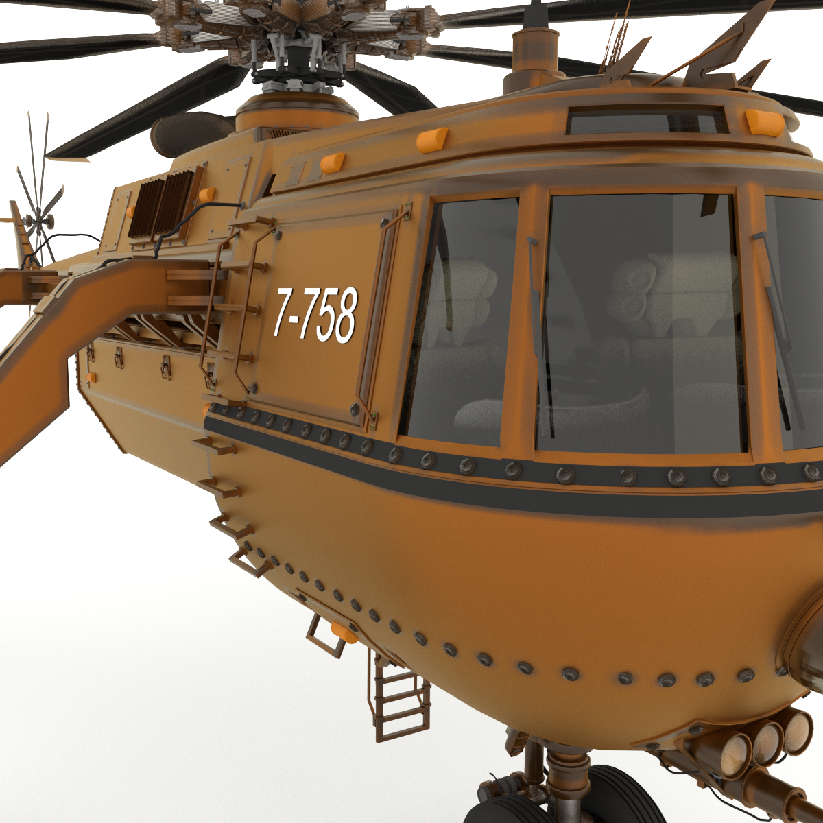 Cargo helicopters model - TurboSquid 1279142