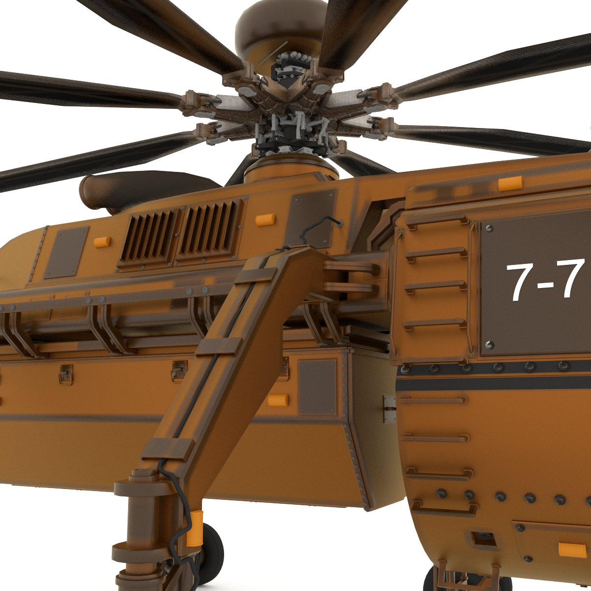 Cargo helicopters model - TurboSquid 1279142
