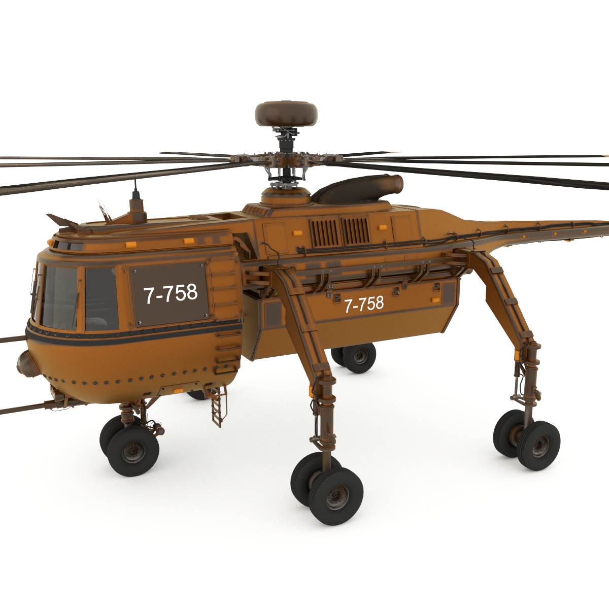 Cargo helicopters model - TurboSquid 1279142