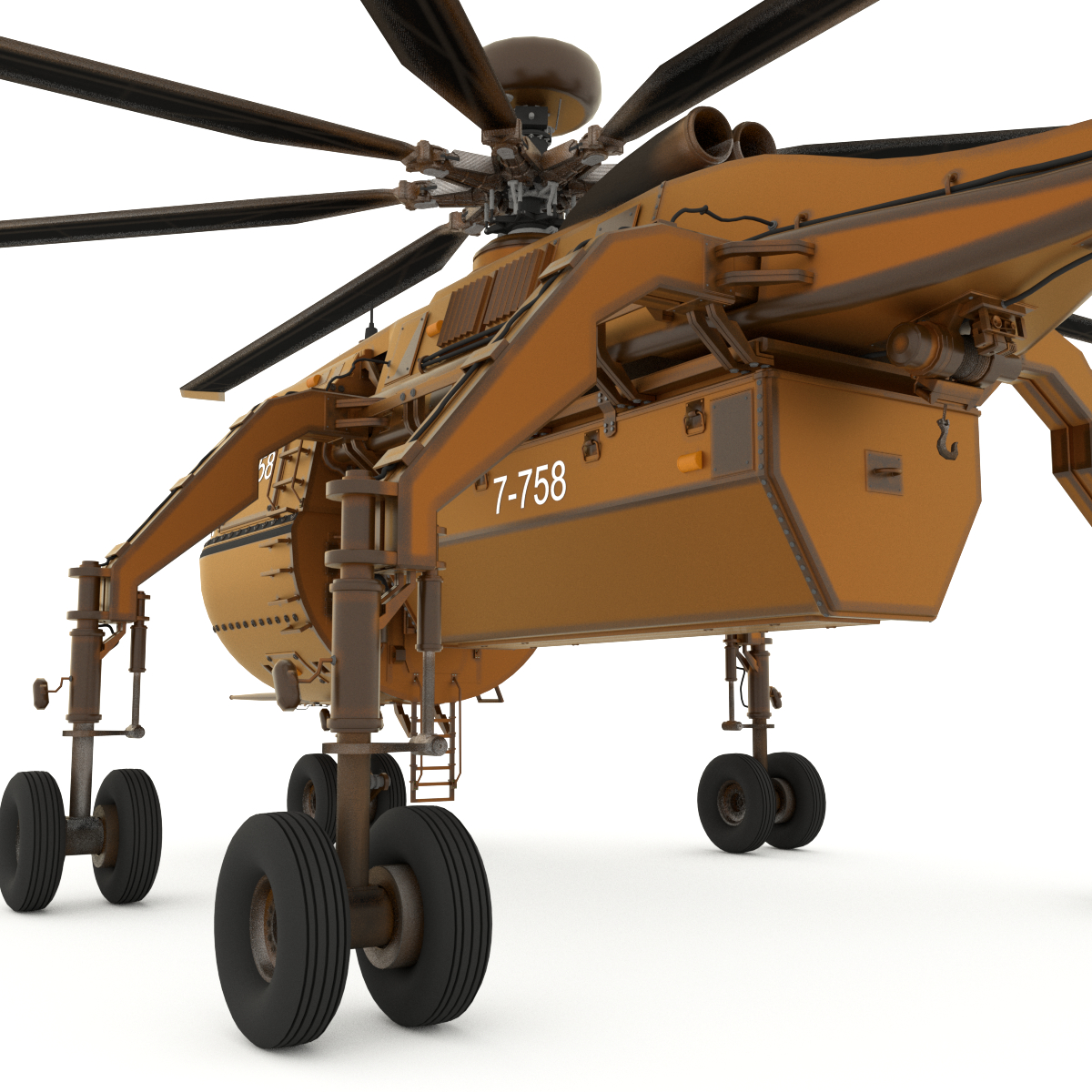 Cargo helicopters model - TurboSquid 1279142