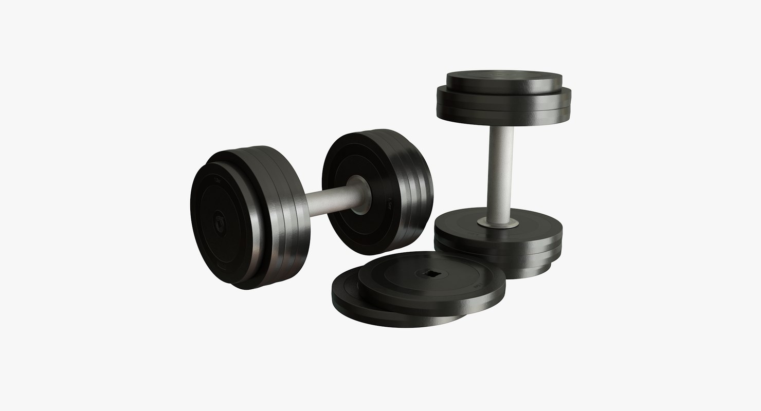 Realistic dumbbell 3D model - TurboSquid 1279427