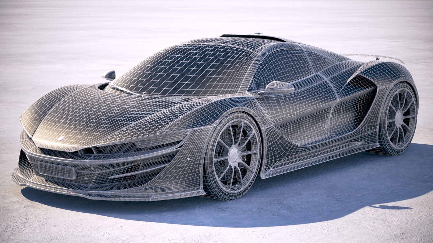 Generic supercar v3 3D model - TurboSquid 1279491