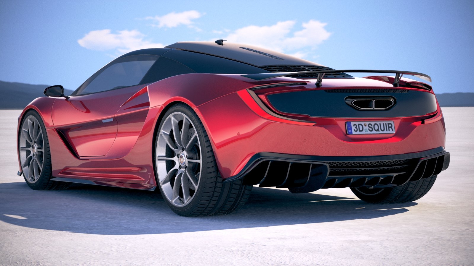 Generic supercar v3 3D model - TurboSquid 1279491