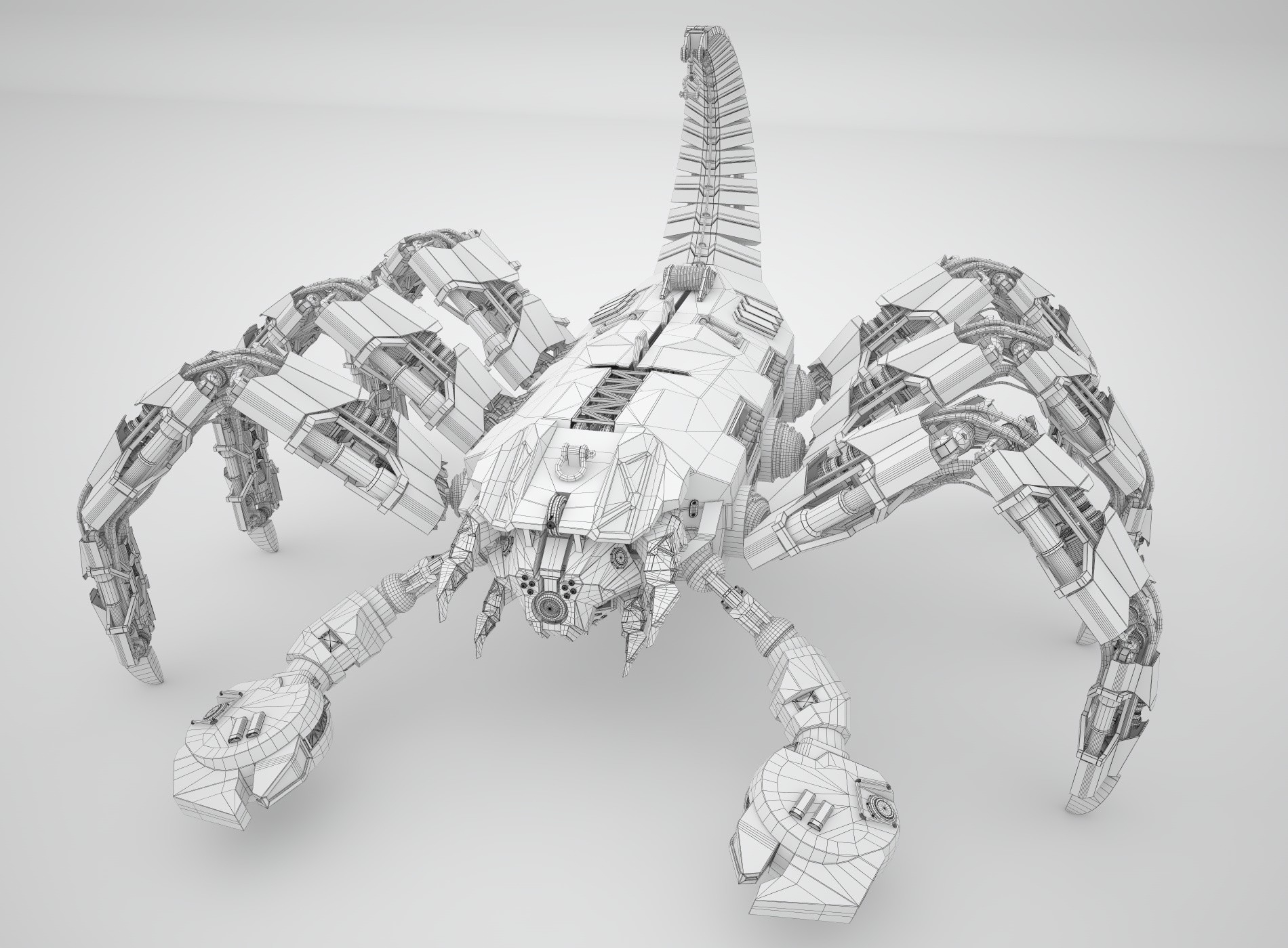 Robot scorpion 3D model - TurboSquid 1279520