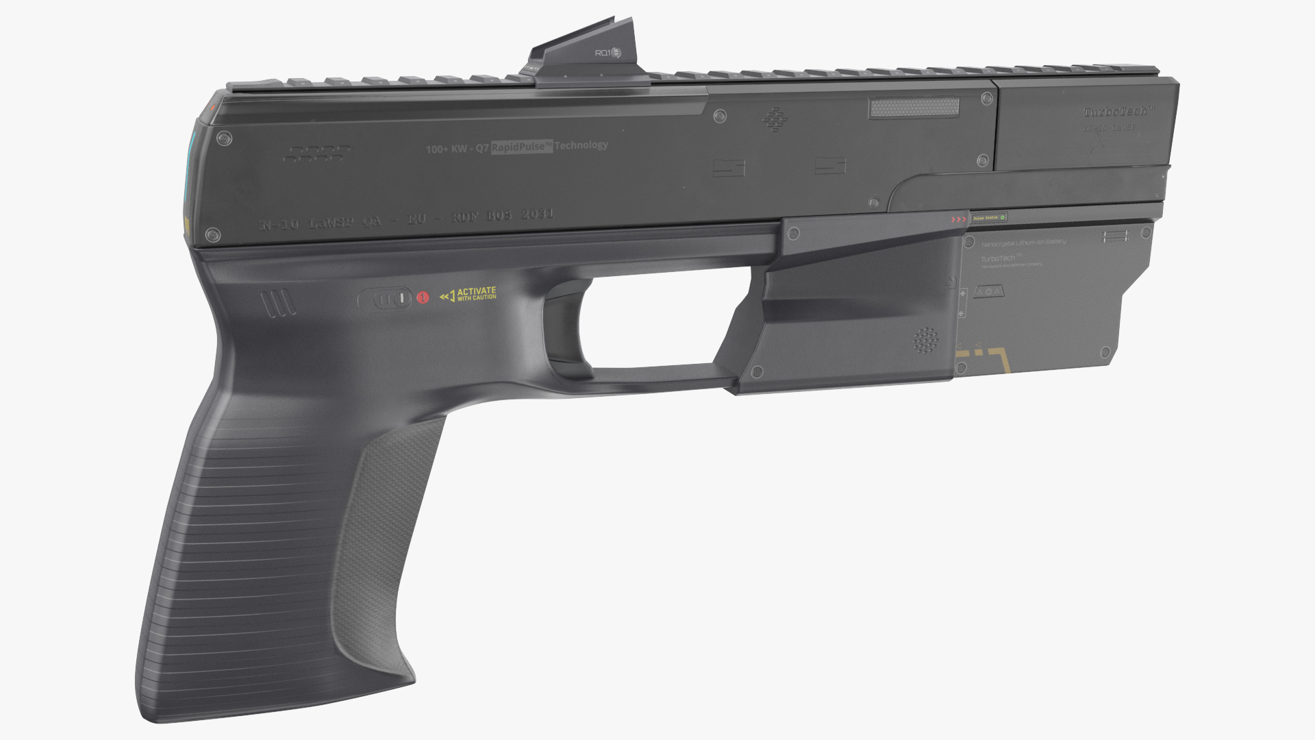 Hand cannon handgun weapon 3D - TurboSquid 1279612