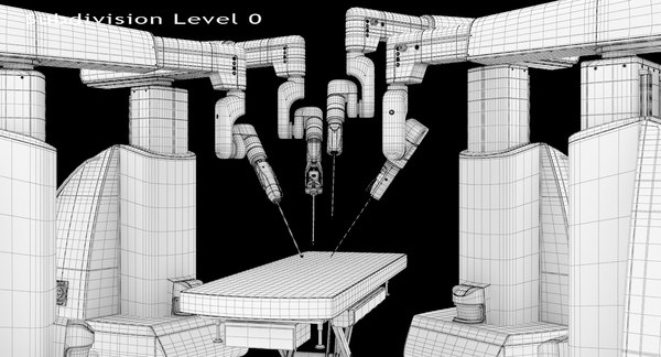 Surgical robot model - TurboSquid 1279940
