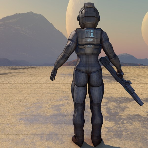 Space soldier 3D model - TurboSquid 1280033