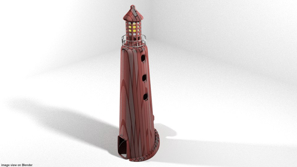 3D lighthouse structure - TurboSquid 1280050
