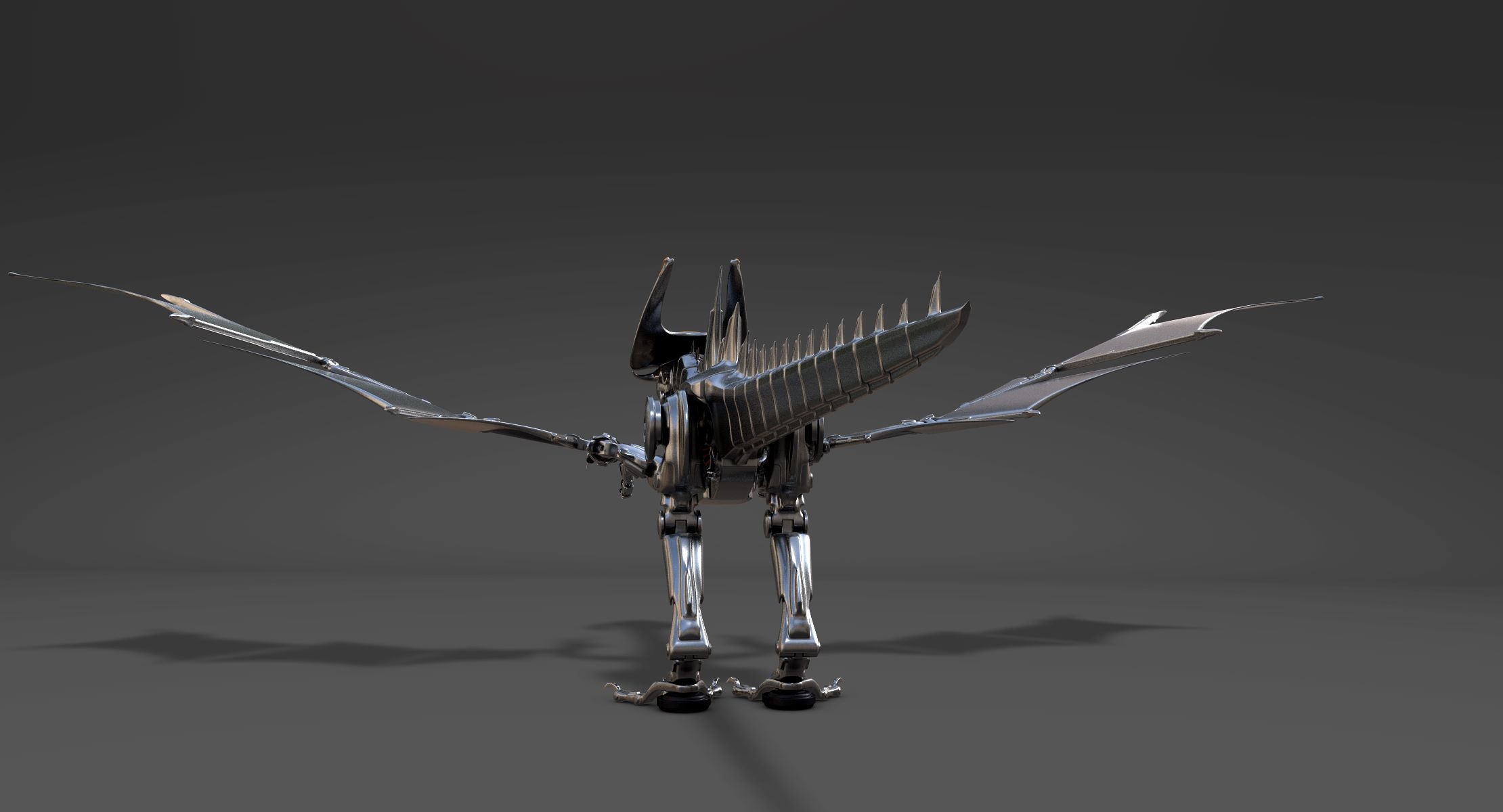 Robot dragon model - TurboSquid 1280056