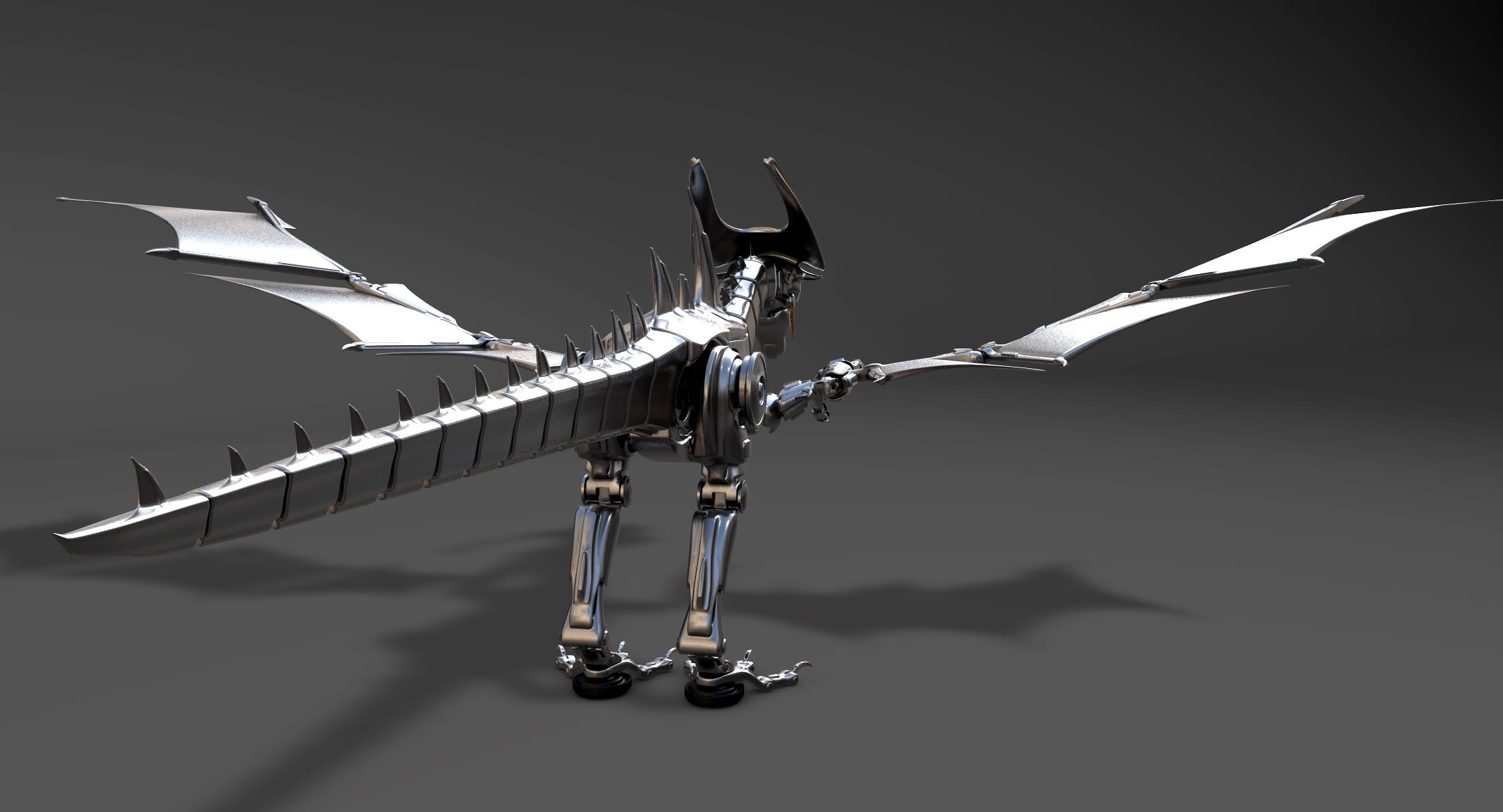 Robot dragon model - TurboSquid 1280056