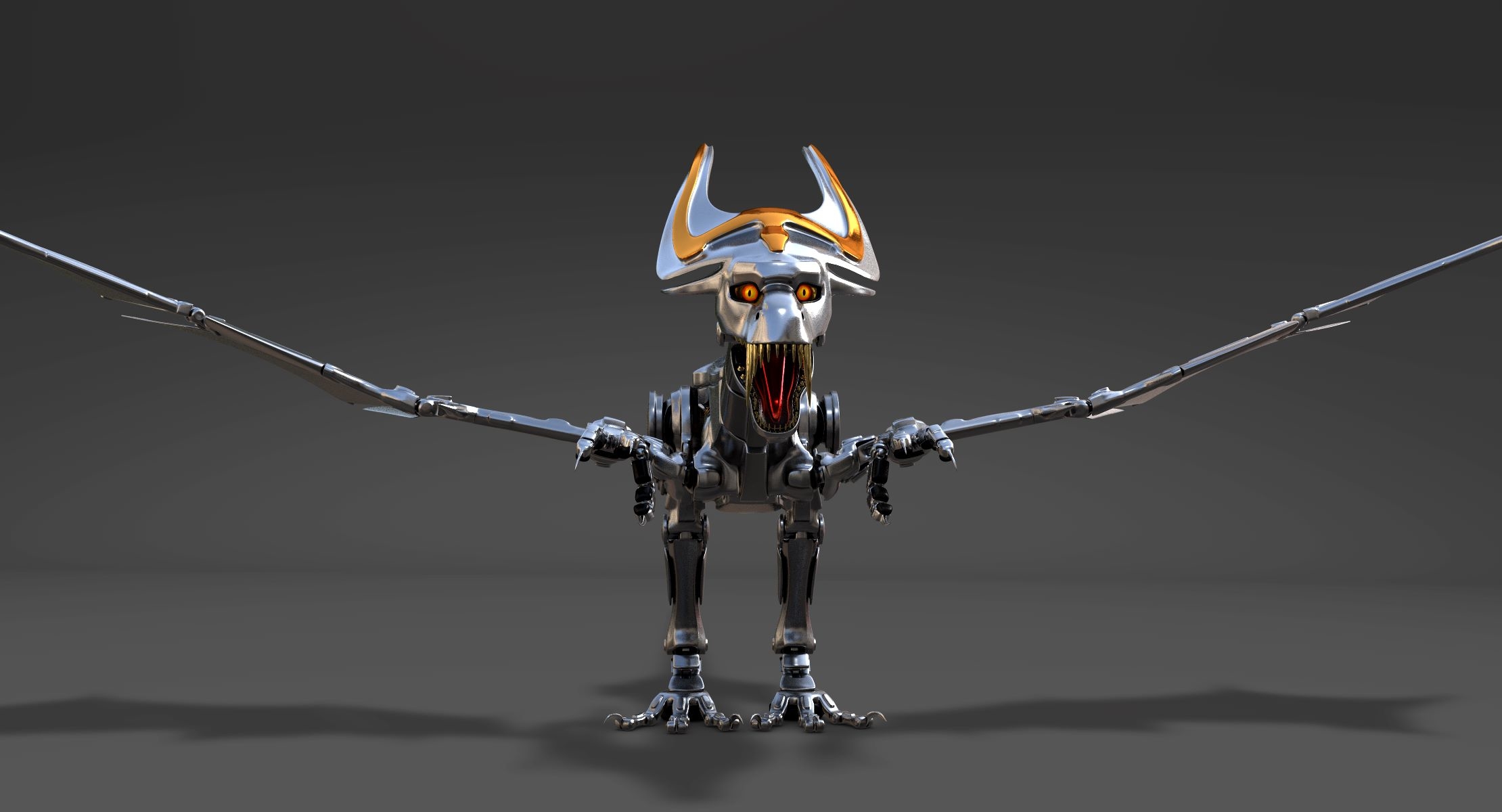 Robot dragon model - TurboSquid 1280056