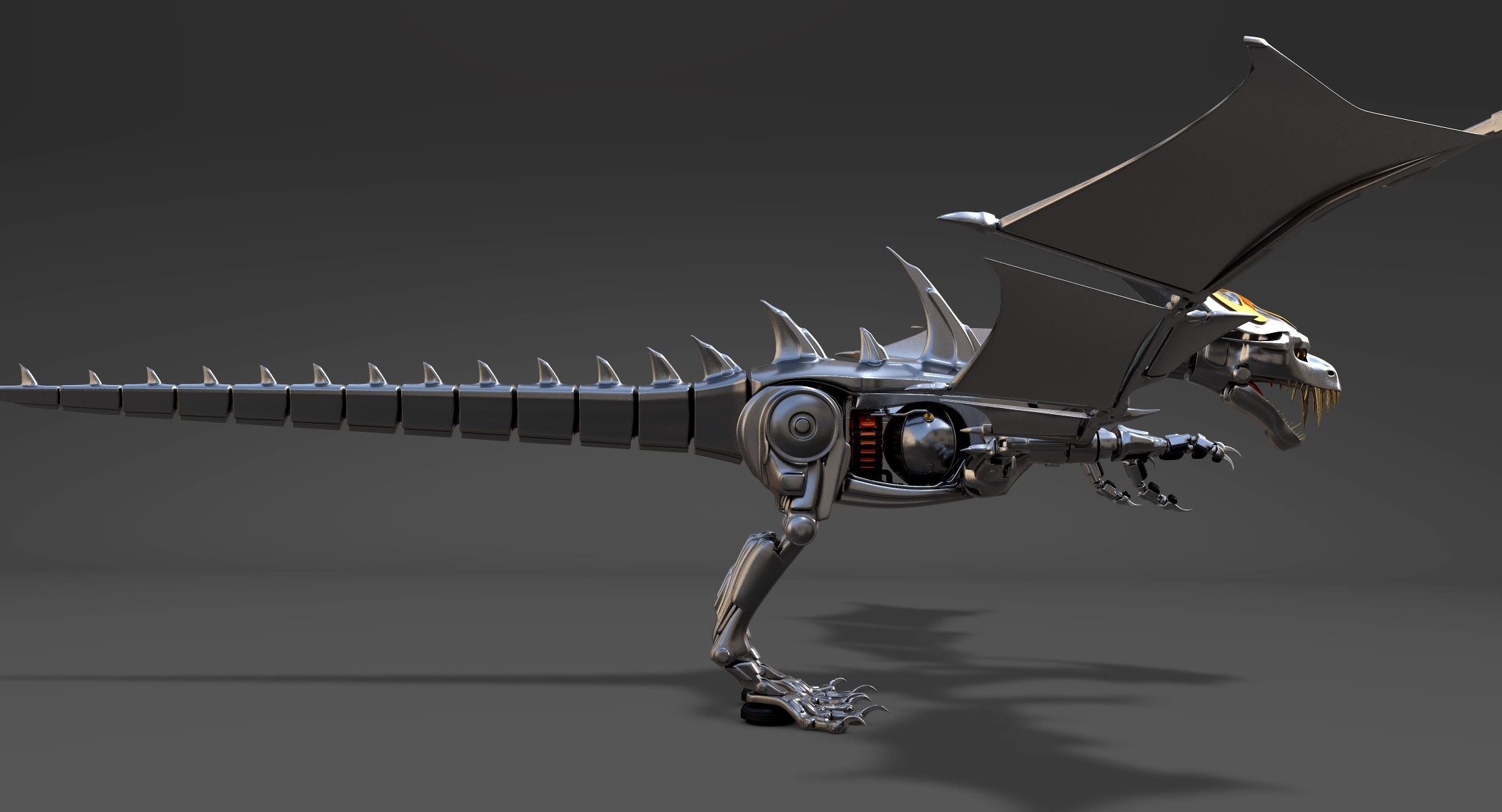 Robot dragon model - TurboSquid 1280056
