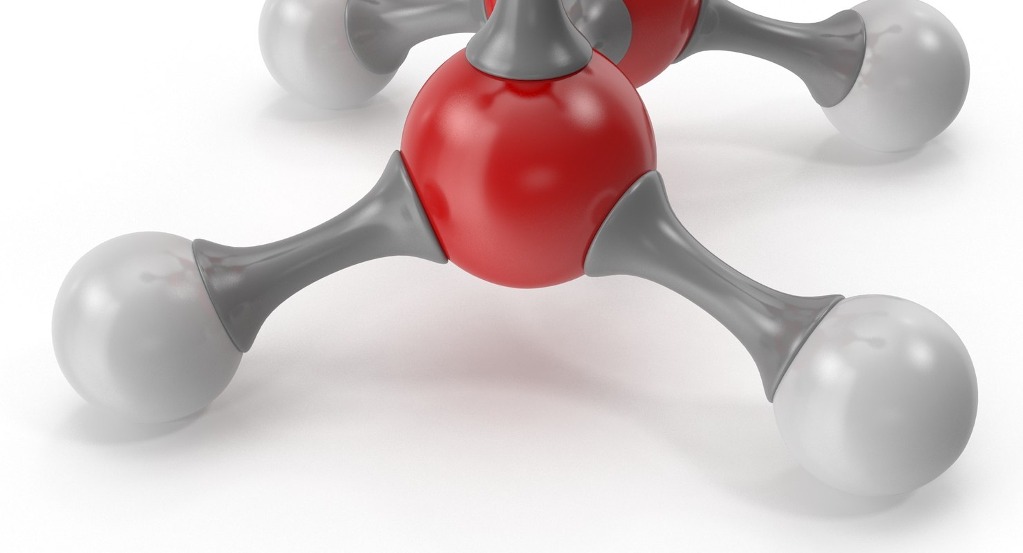 Cyclobutane molecular model - TurboSquid 1280077