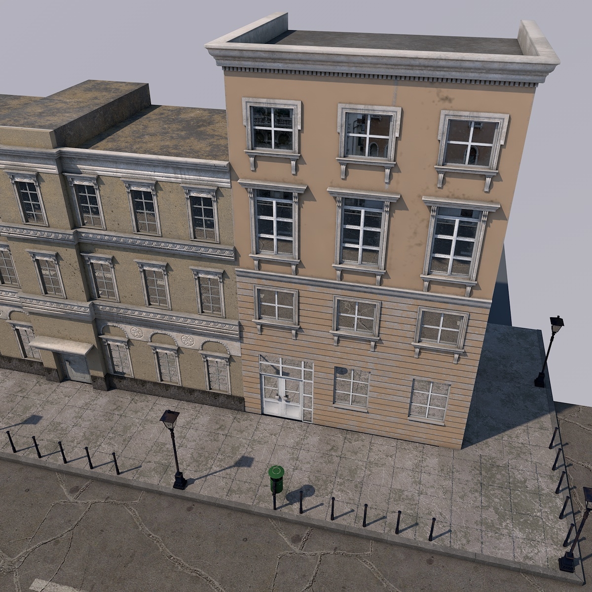 3D street scene model - TurboSquid 1280228