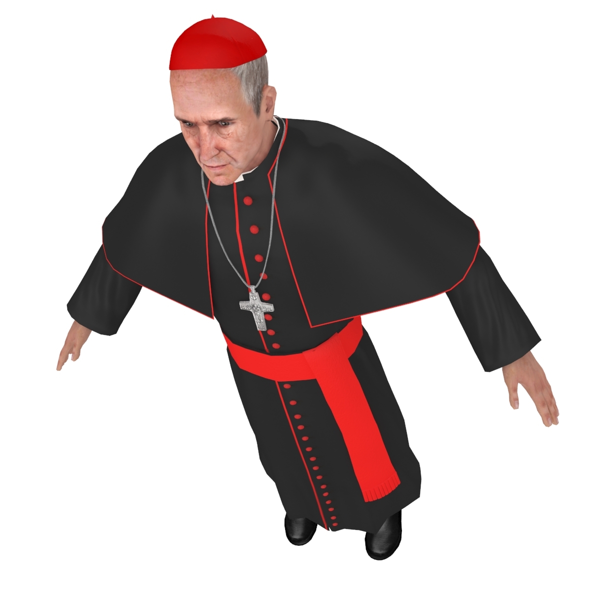 3D catholic priest model - TurboSquid 1280242