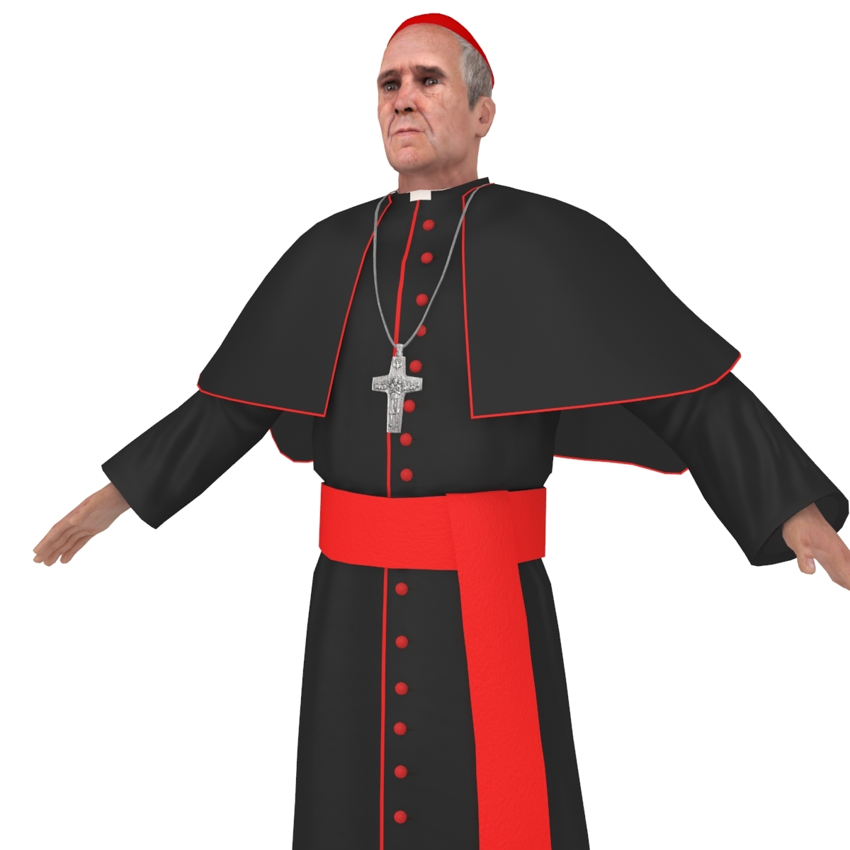 3D catholic priest model - TurboSquid 1280242