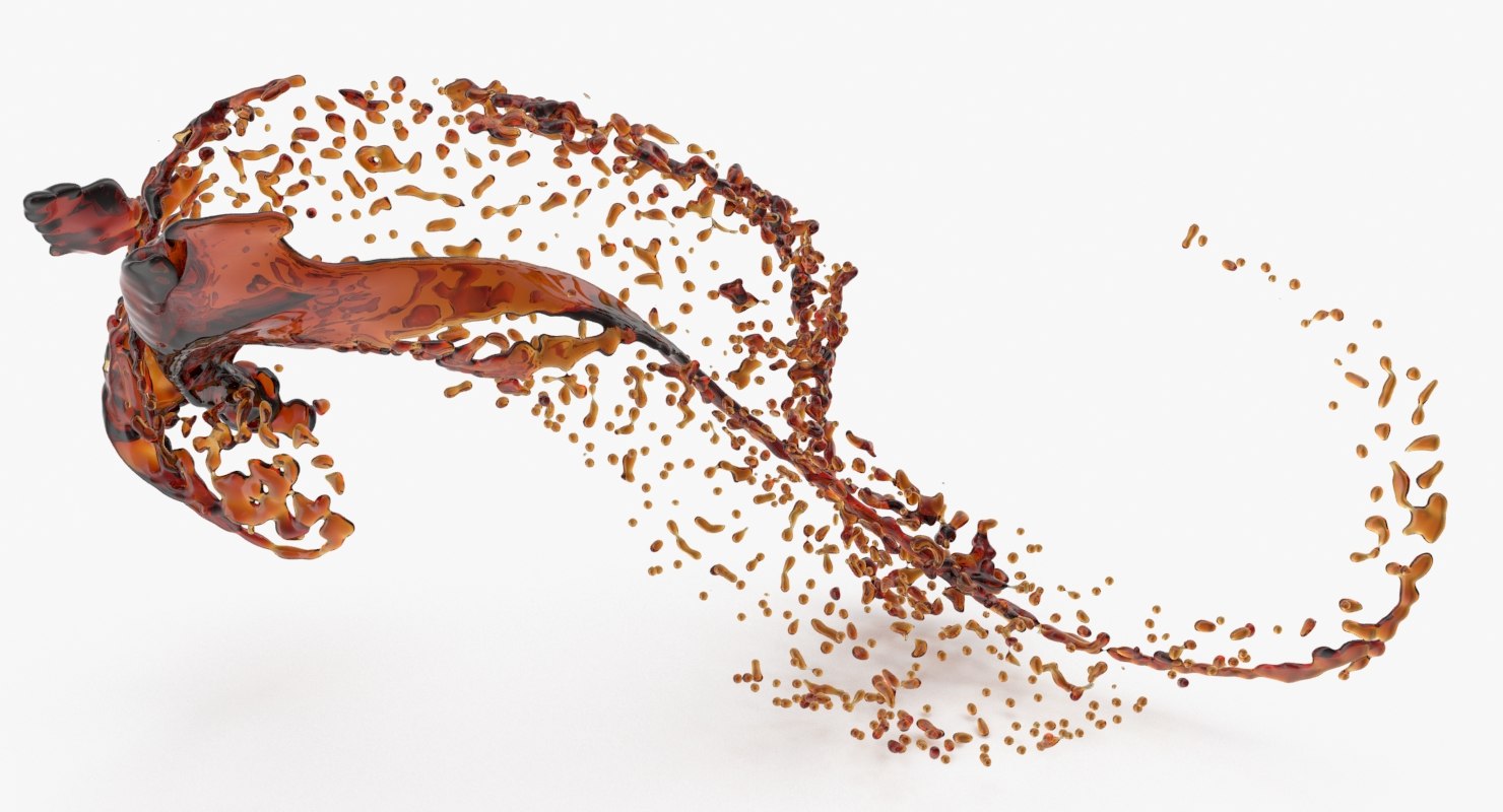 Soda splash 3D model - TurboSquid 1280308