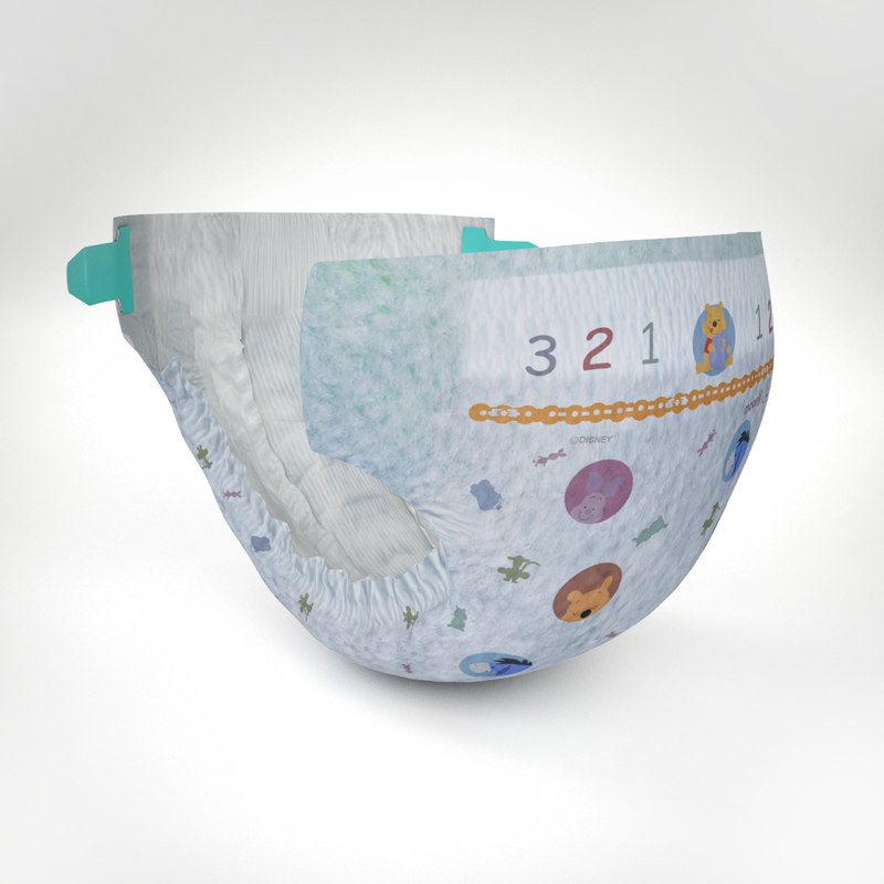 3d Model Diaper Turbosquid 1280366