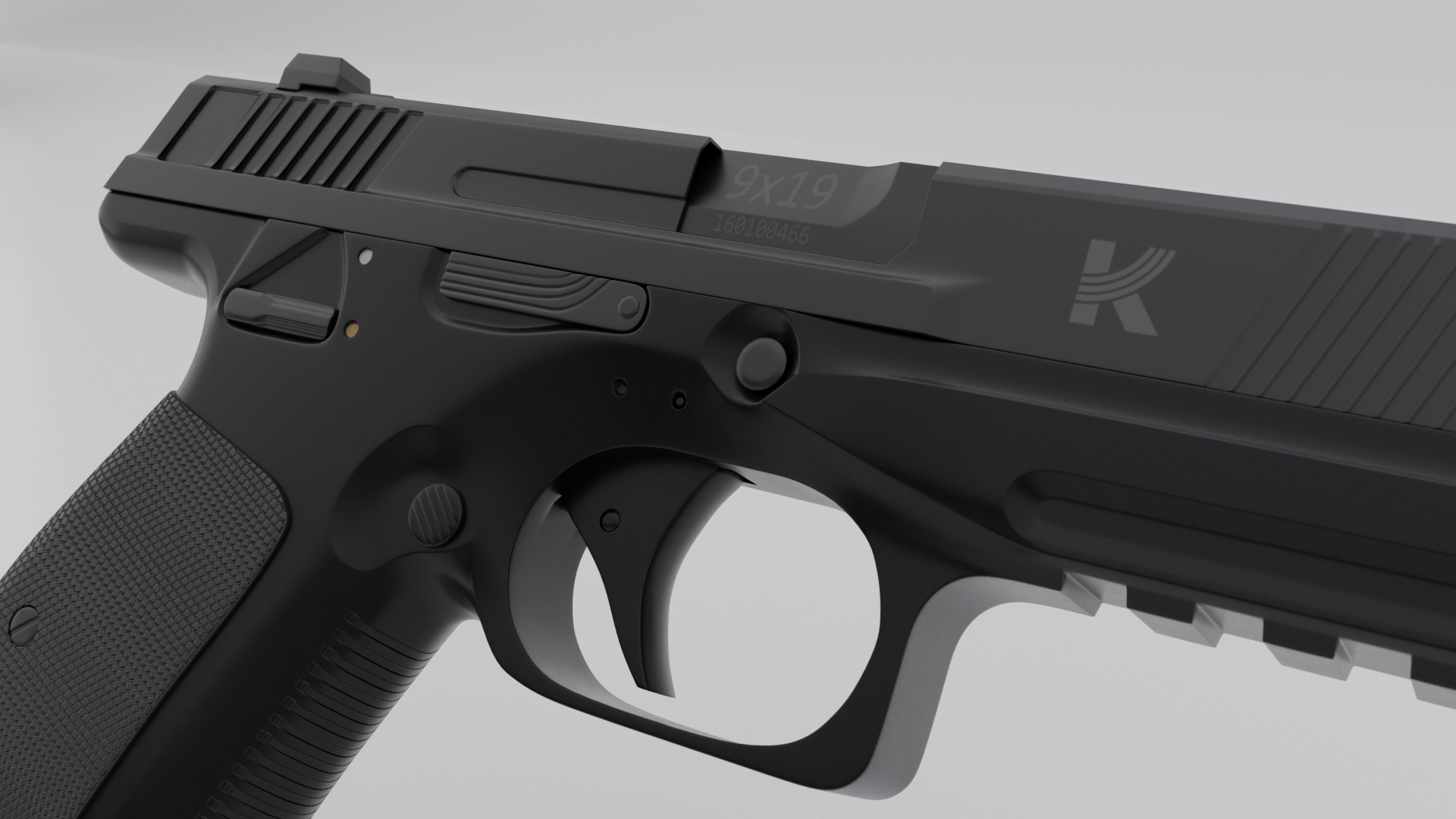 3D model russian pl-15 pistol - TurboSquid 1280438