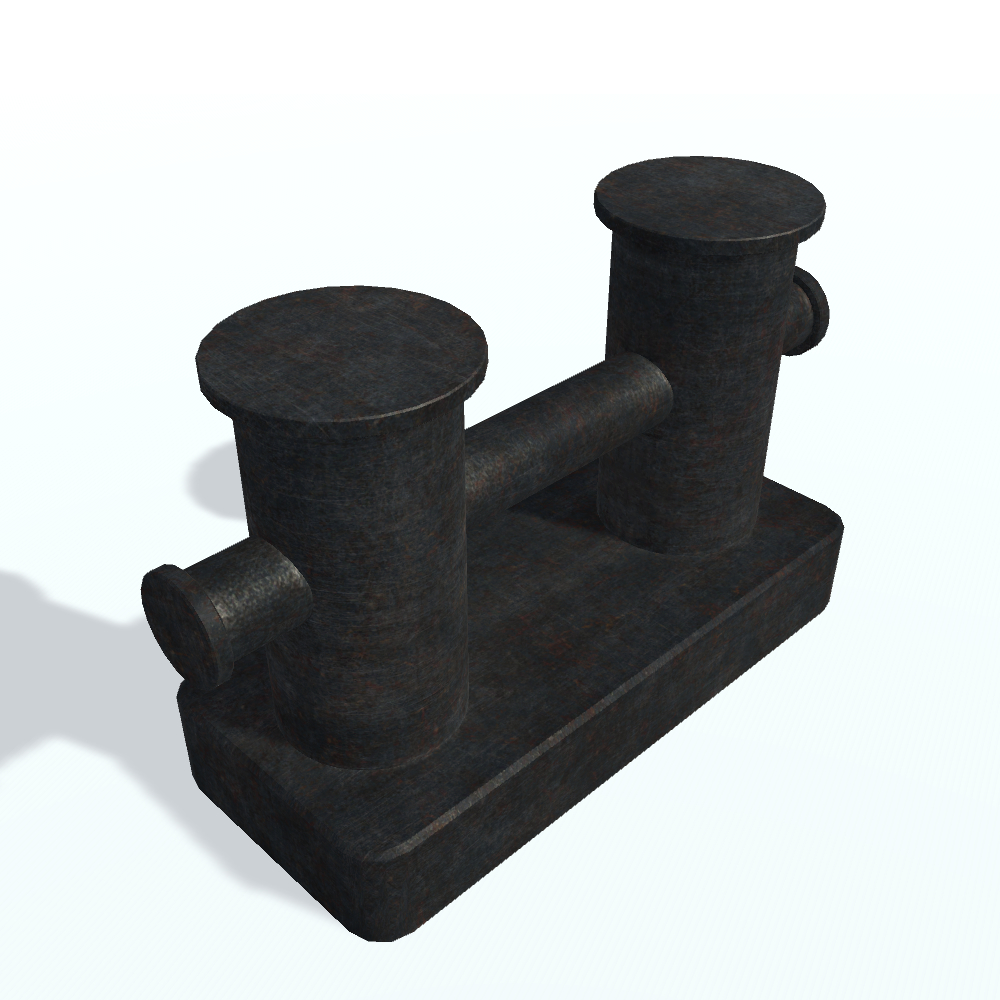 3D model ship bollard d - TurboSquid 1280520