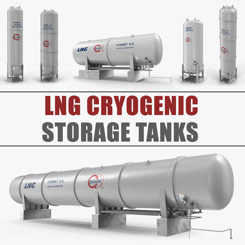 3D lng cryogenic storage tanks - TurboSquid 1280666