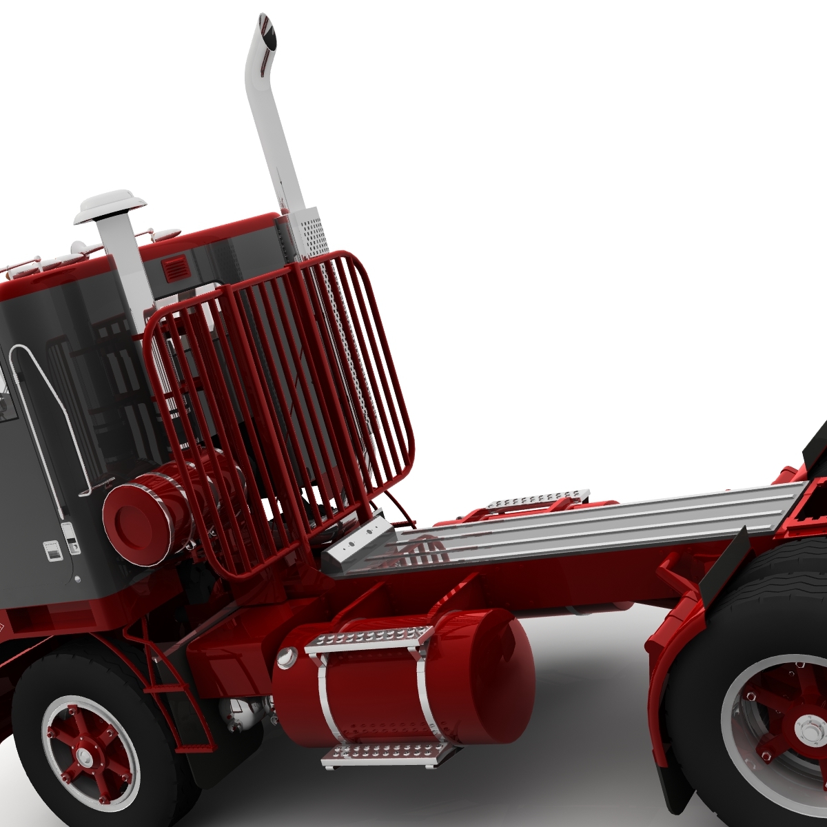 Diamond reo royale daycab 3D model - TurboSquid 1280843