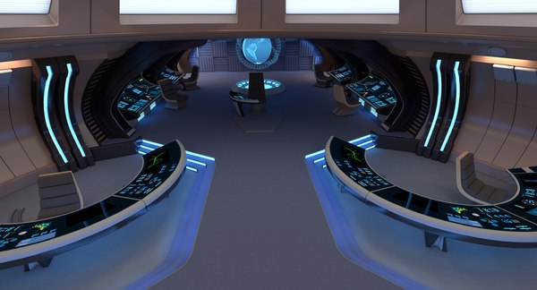 Bridge spaceship 3D model - TurboSquid 1280899