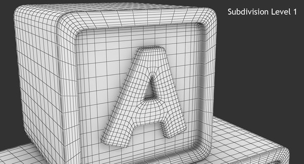3D alphabet blocks model - TurboSquid 1280906