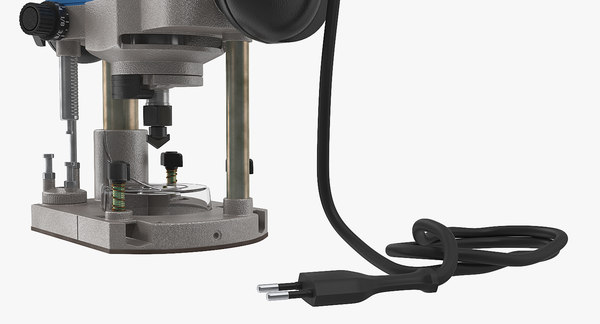 3D plunge router generic - TurboSquid 1281014