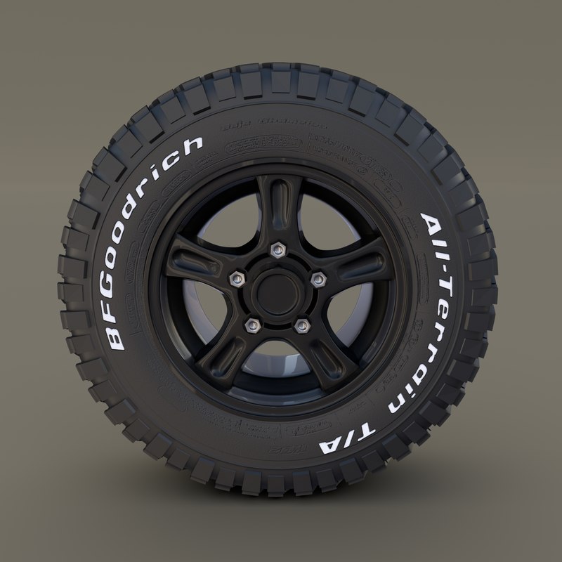 Offroad alloy wheel 3D model - TurboSquid 1281079