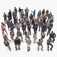 3d human rigging ready