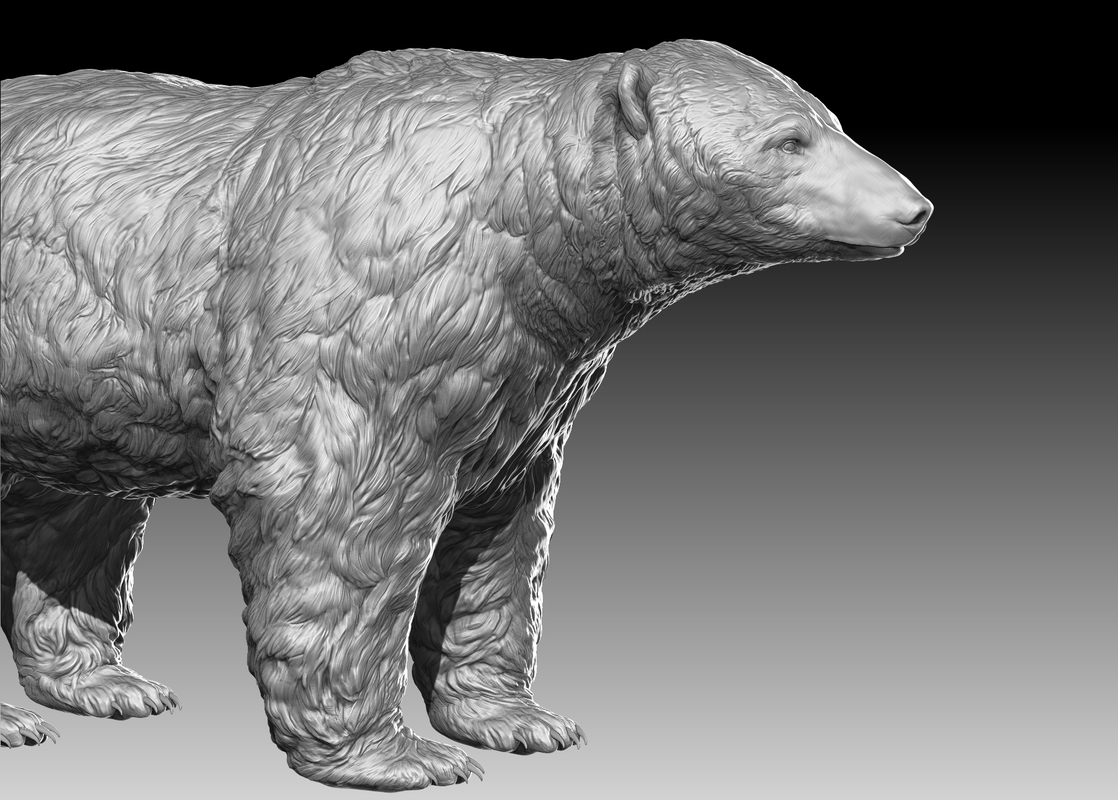 Polar bear realistic model - TurboSquid 1281326