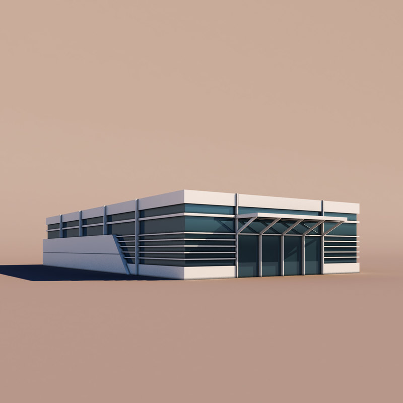 3D model shop architecture - TurboSquid 1281333