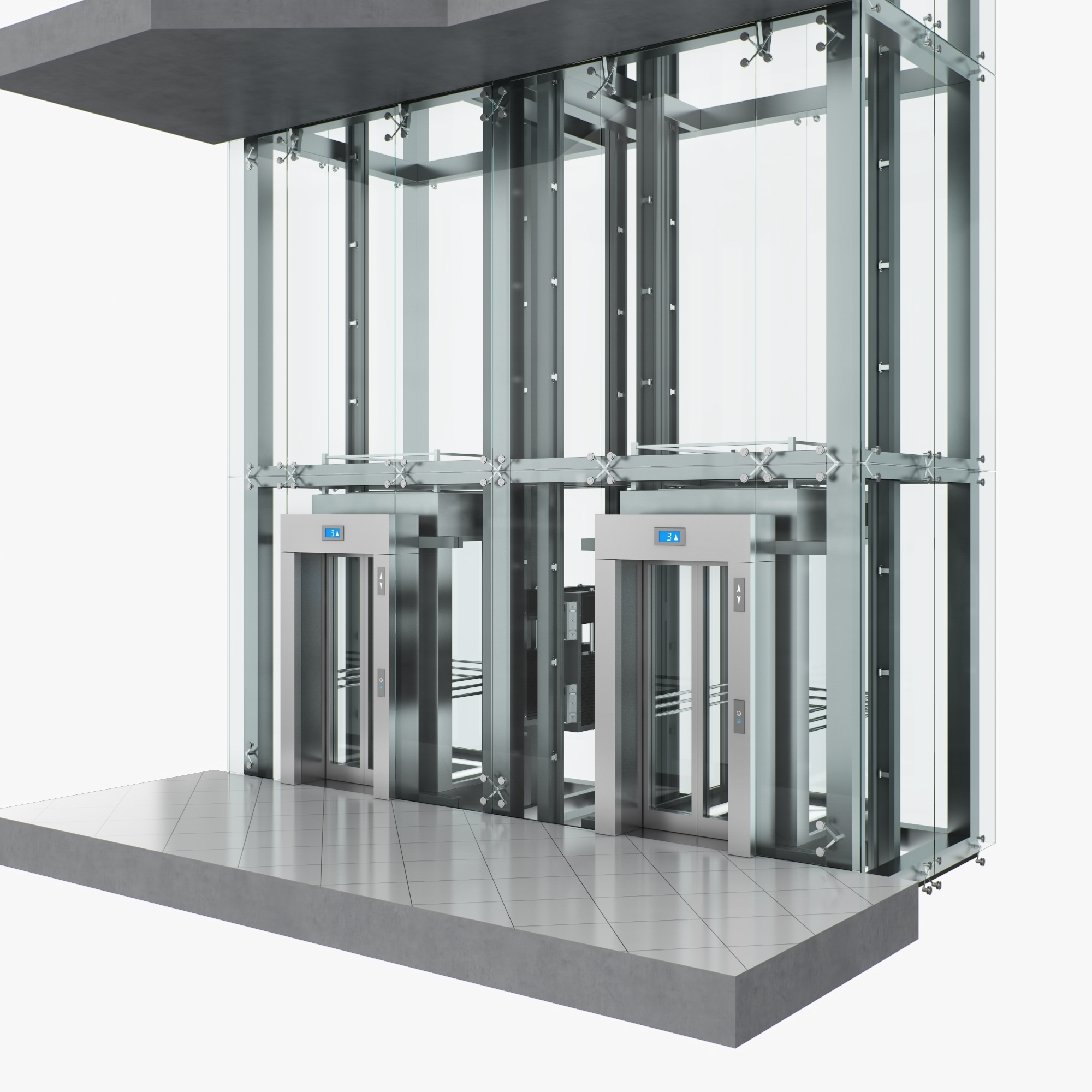 3D elevator lift architecture model - TurboSquid 1281407