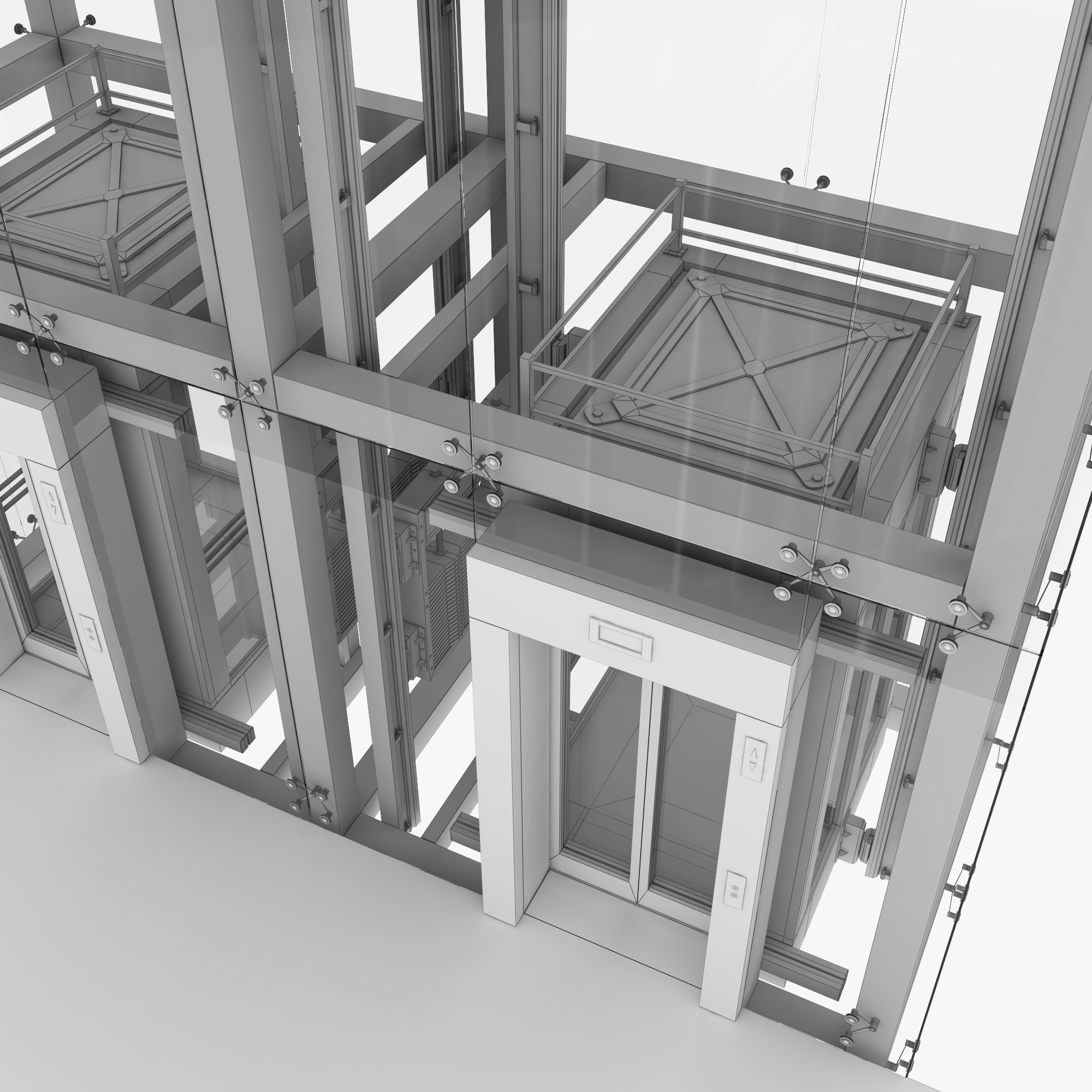 3D elevator lift architecture model - TurboSquid 1281407