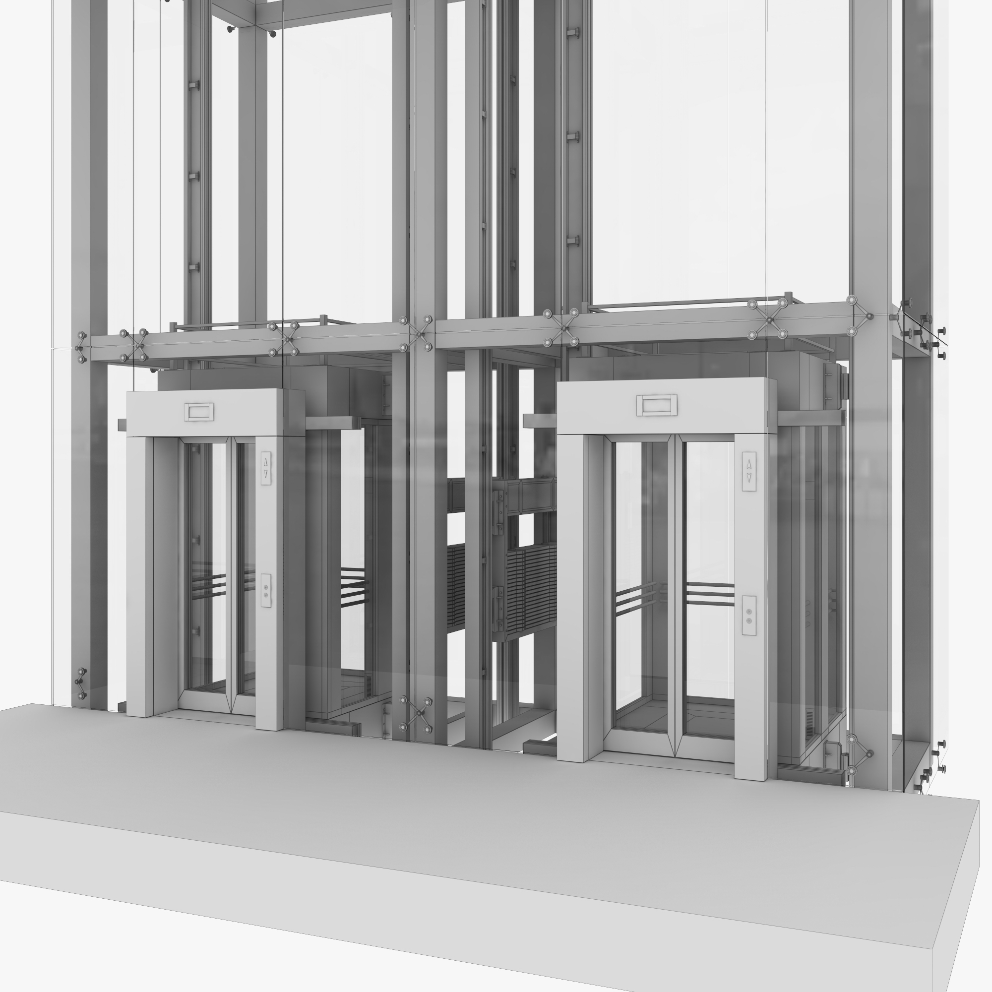 3D elevator lift architecture model - TurboSquid 1281407