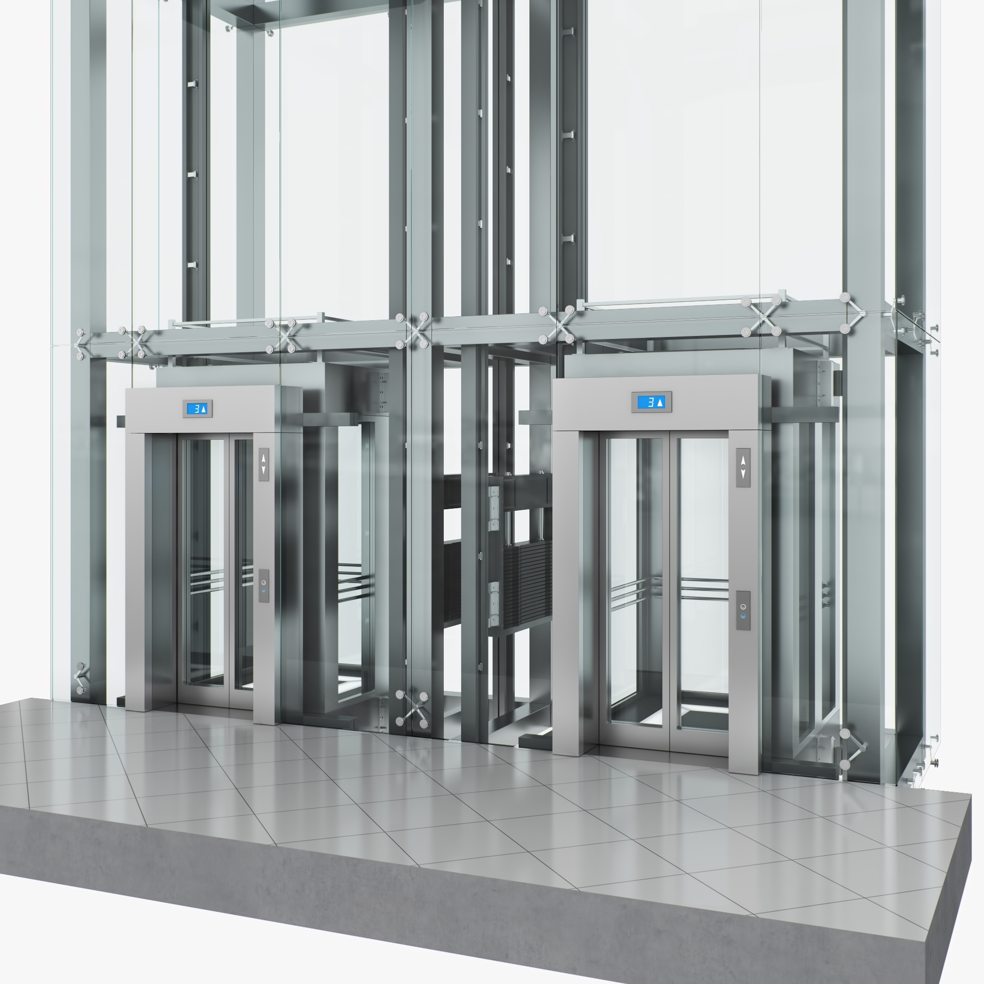 3D elevator lift architecture model - TurboSquid 1281407