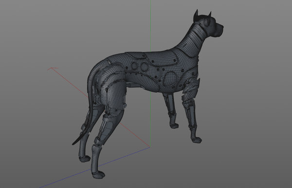 3D robot doberman - TurboSquid 1281428
