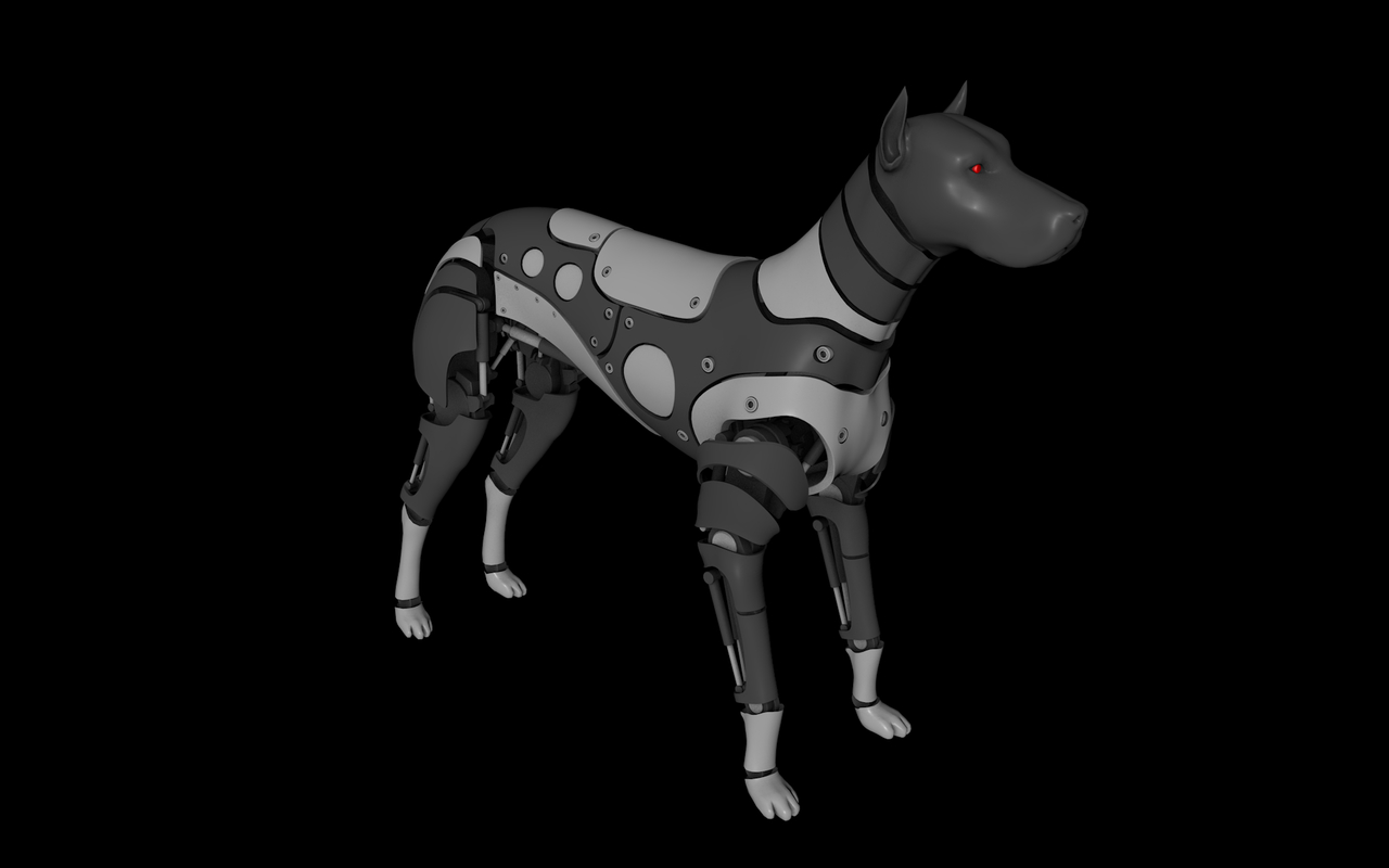 3D robot doberman - TurboSquid 1281428